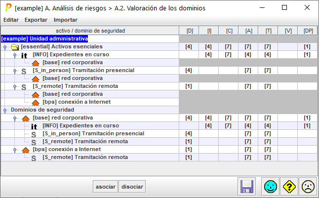 Activos / Valoración - Ayuda